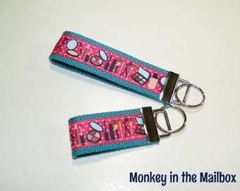 Run Key Fob, Running Key Chain, Runner Key Ring, Key Holder, Wristlet ...