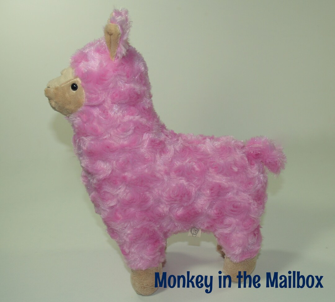 Llama Stuffed Animal Alpaca Stuffie Minky Stuffed Animal - Etsy
