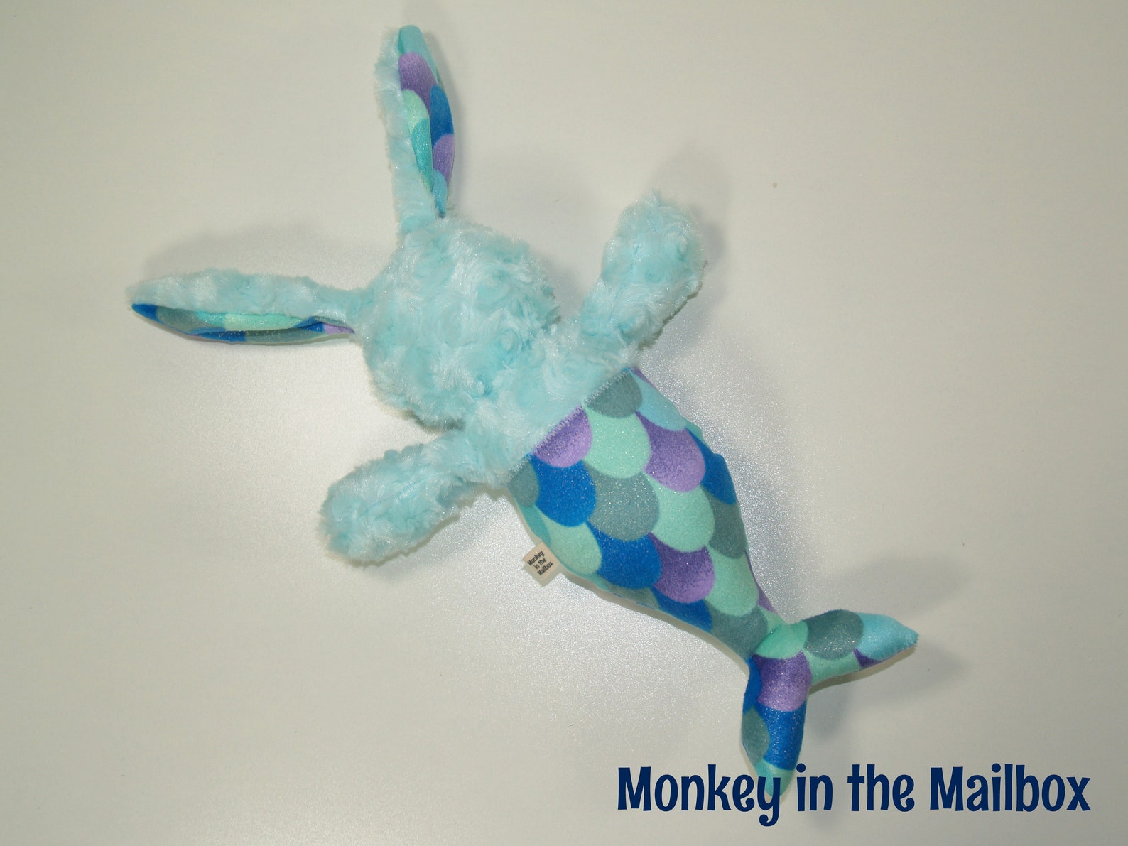 Bunny Mermaid Stuffed Animal Rabbit Stuffie Minky Stuffed | Etsy