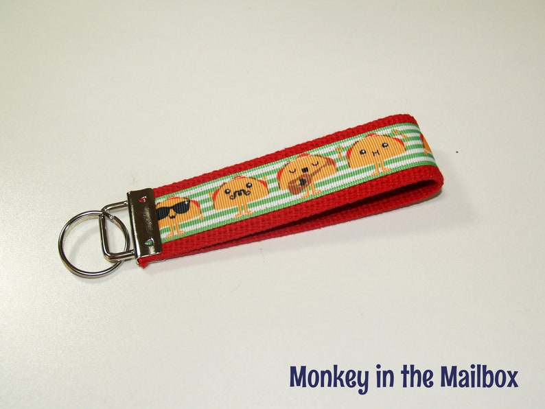 Taco Key Fob Taco Key Chain Fiesta Taco Key Ring Key - Etsy