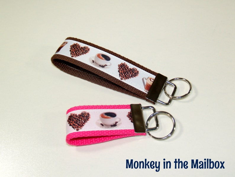 Coffee Barista Key Fob Key Chain Key Ring Key Holder - Etsy