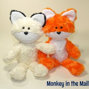 Fox Stuffed Animal, Fox Stuffie, Minky Stuffed Animal, Soft Lovey, Fox ...