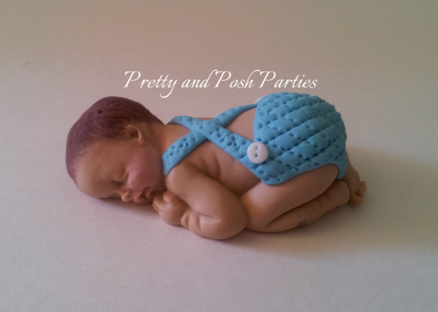Precious Blue Jumper Fondant Baby Cake Topper - Etsy