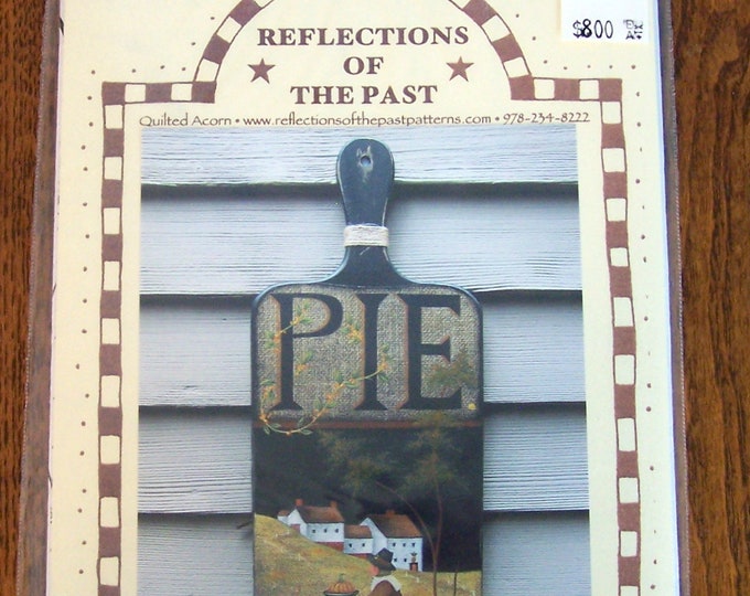 Pilgrim Pie Paddle Primitive Painting Pattern by Cynthia Erekson - Etsy