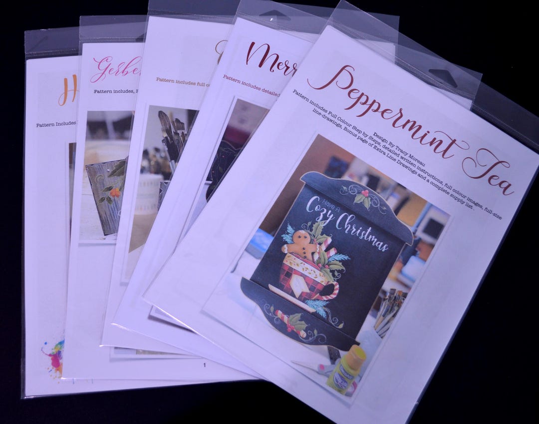 Tracy Moreau Decorative Painting Patterns Lot of 5 NIP - Etsy