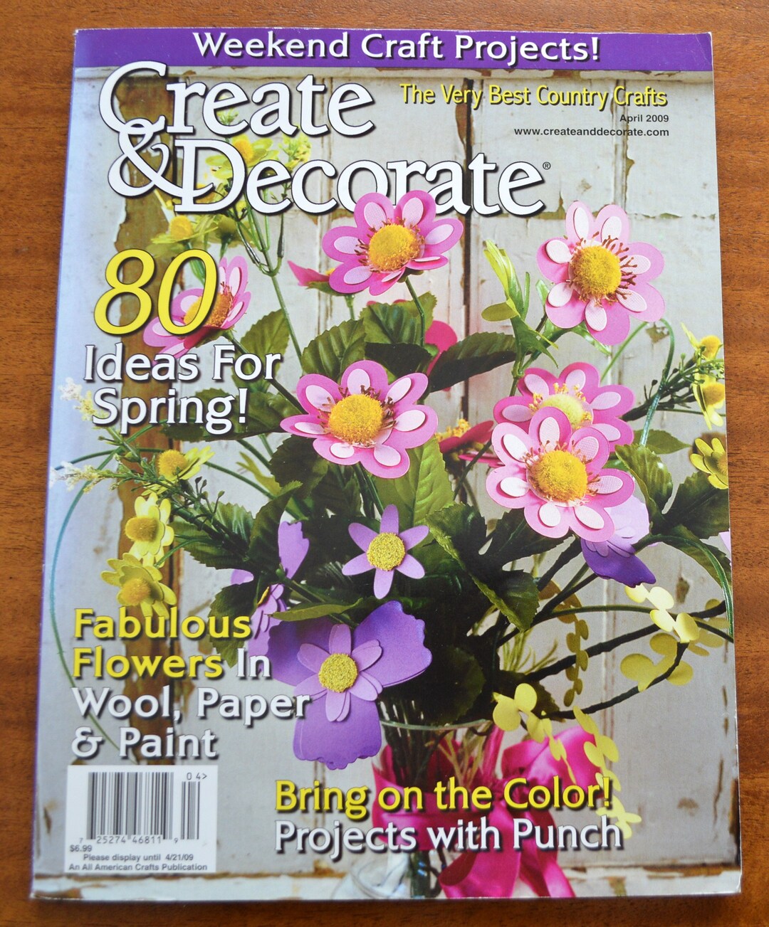 Create & Decorate Magazine Prim Crafts April 2009 - Etsy
