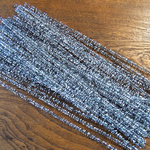 Silver Tinsel Vintage - Etsy