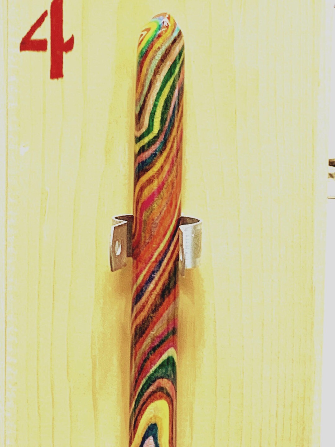 Hand-painted Poplar Walking Stick: Colorful Hiking Staff, 48 Inch - Etsy