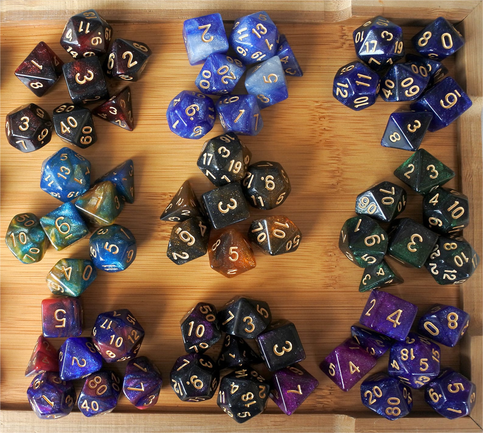 Conjunto de dados DnD dados poliédricos dados D&D de la | Etsy