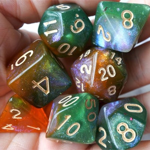 Dnd Dice Set, Polyhedral Dice, Galaxy D&D Dice, Dungeons and Dragons ...