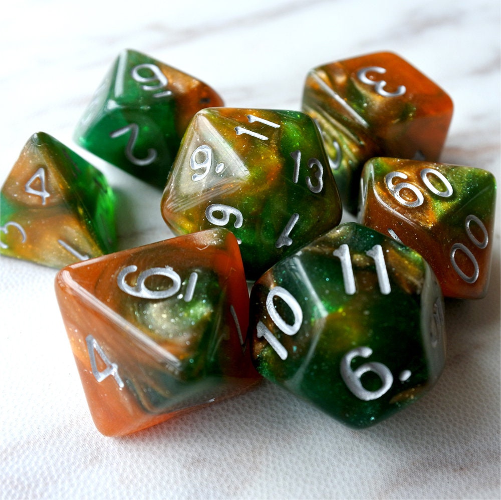Conjunto de dados DnD dados poliédricos dados D&D de la | Etsy