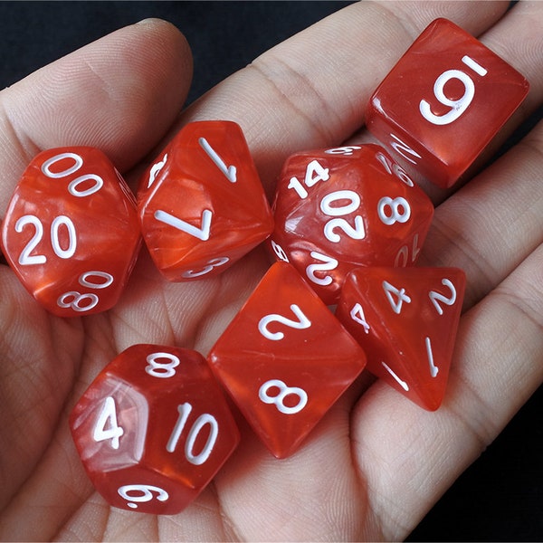 Ruby D20 Dice - Etsy