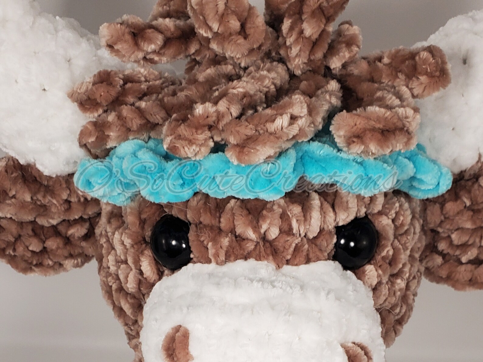 Daisy Highland Cow, Flower Cow, Crochet Highland Cow, Brown Cow ...