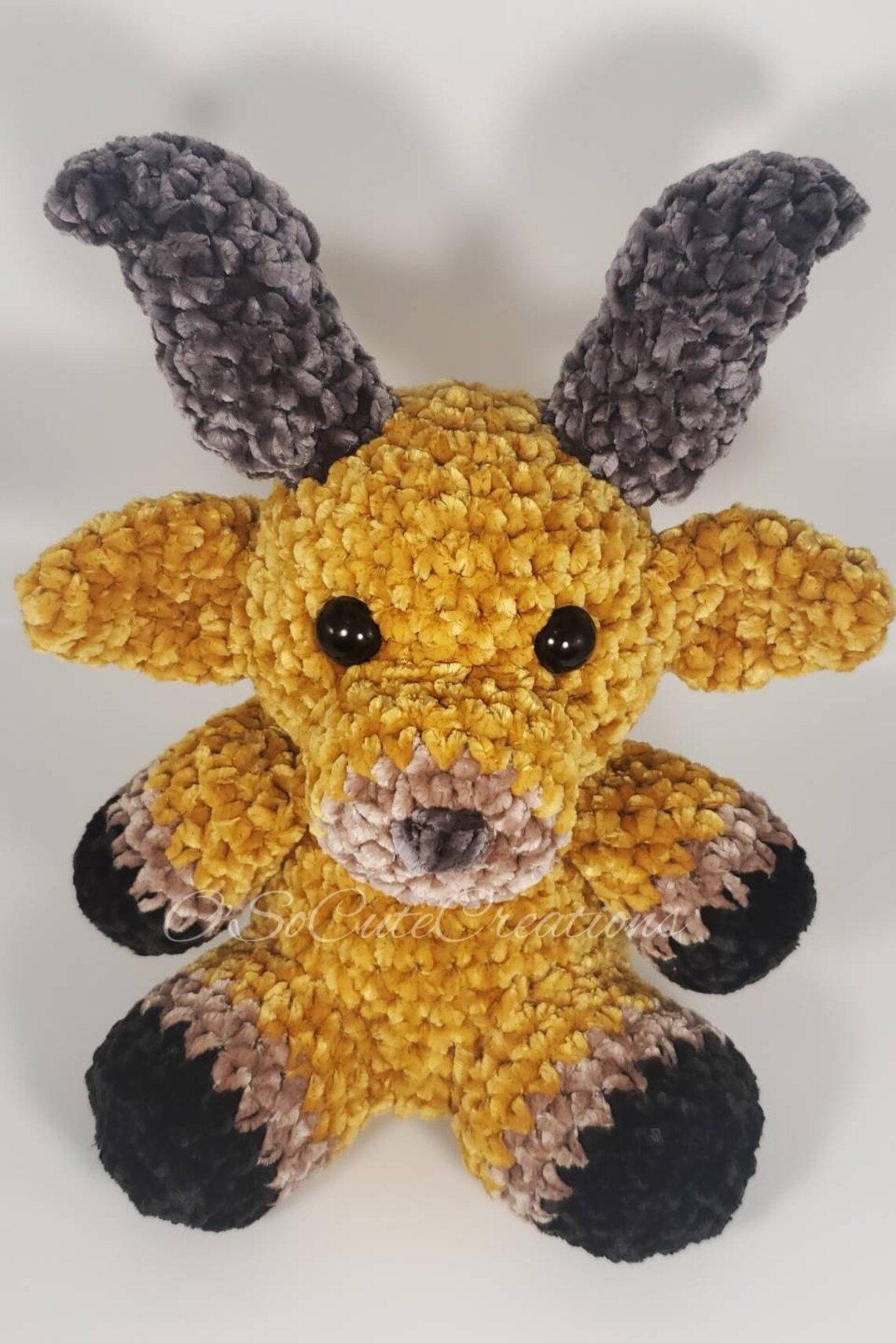 Crochet Goat Handmade Amigurumi Stuffed Farm Animal - Etsy