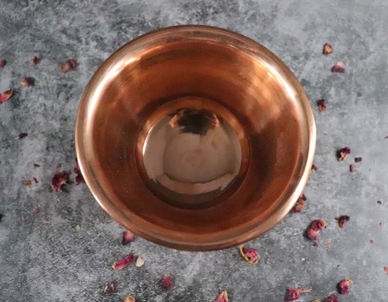 Copper Offering Bowl Copper Pentagram Chalice Copper Altar - Etsy
