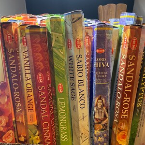 Jumbo Incense Sticks 16 BUY 4 Packages and GET 1 FREE Jumbo Wooden Ash ...