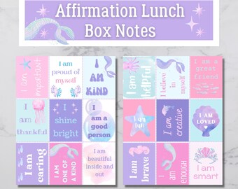 Lunch Box Affirmations - Etsy