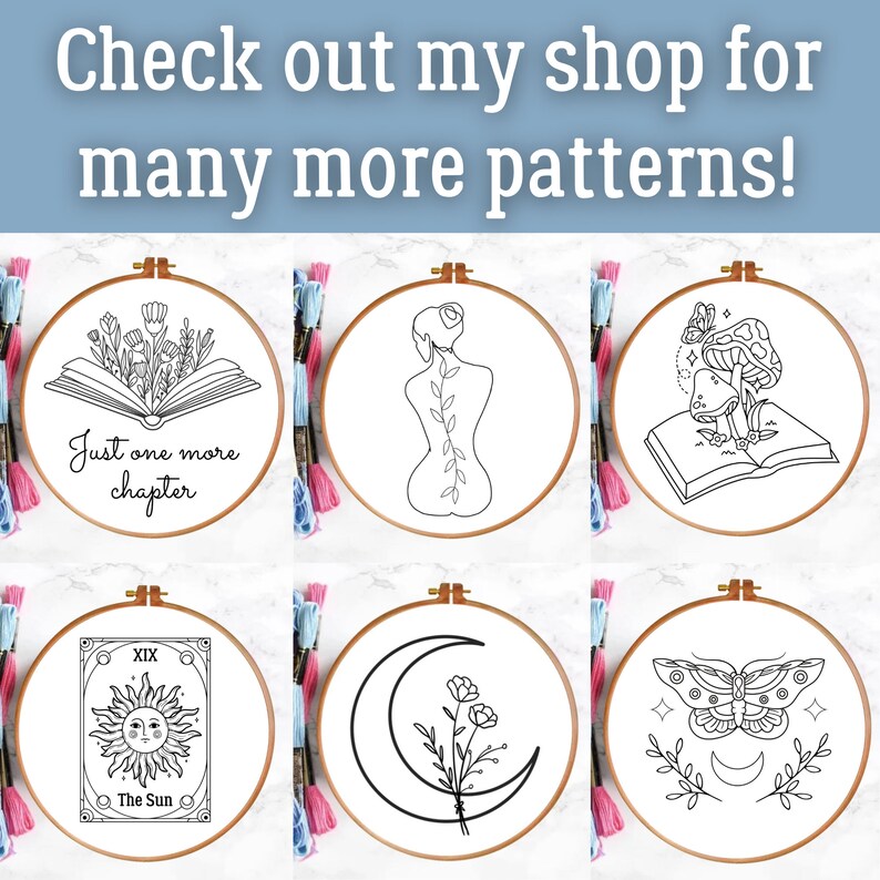 PDF Hand Embroidery Pattern, There's A Little Magic in All of Us ...