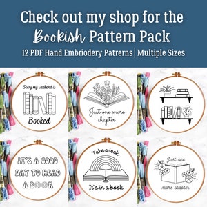 PDF Embroidery Pattern, Beginner Embroidery, Multiple Sizes, Modern ...