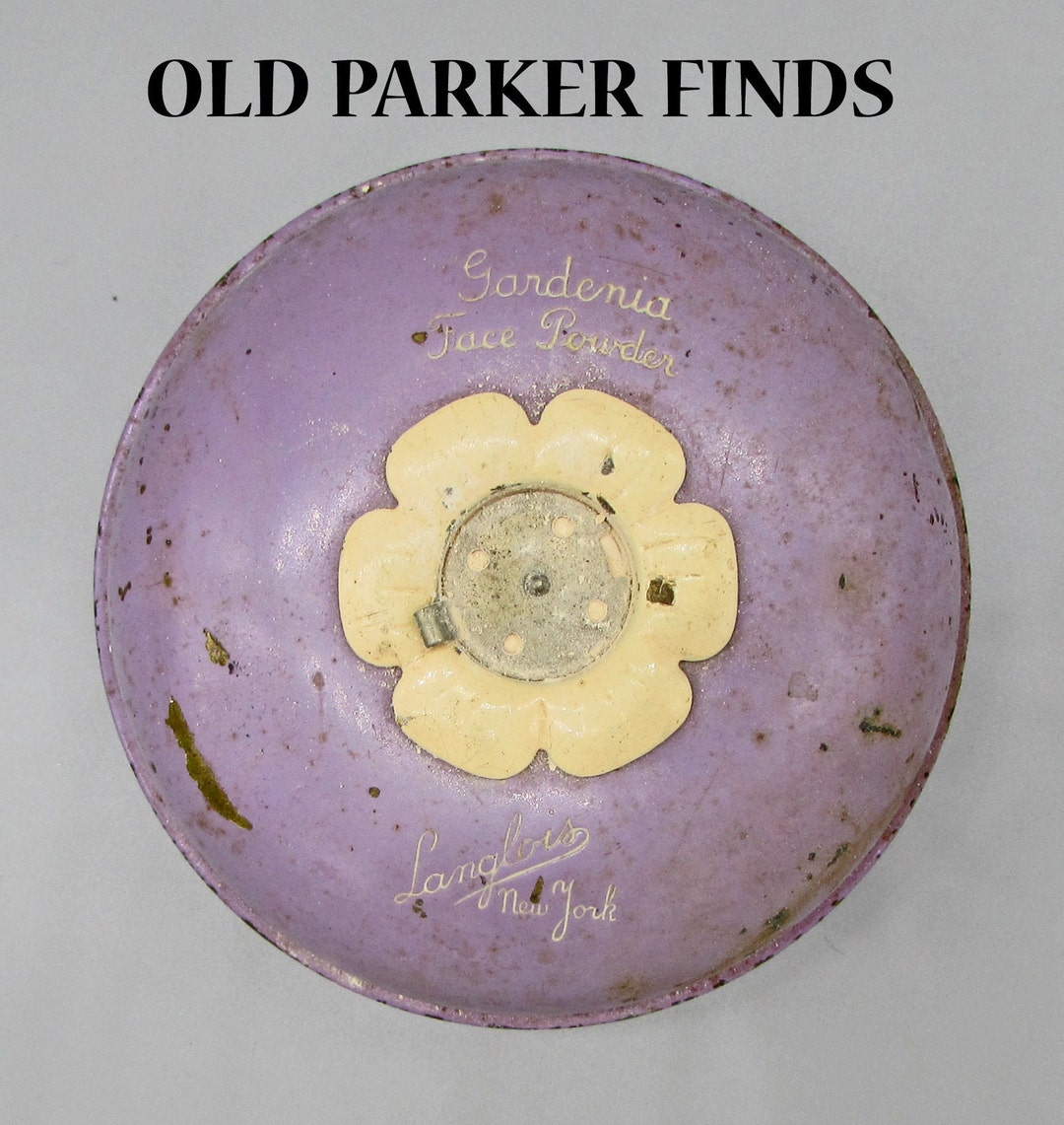 Antique Powder Compact, Vintage Face Powder Compact, Gardenia Face ...