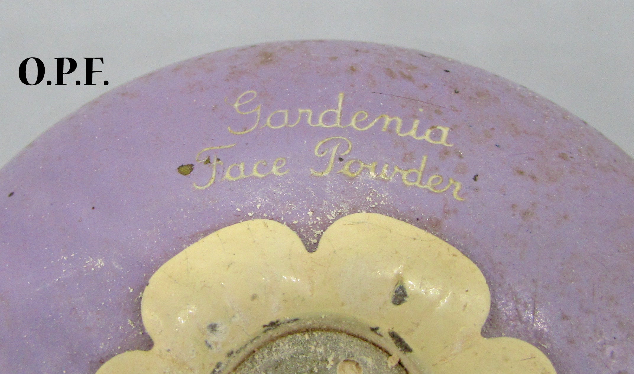 Antique Powder Compact, Vintage Face Powder Compact, Gardenia Face ...