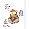 Live Fat Die Yum Bear Greeting Card - Etsy