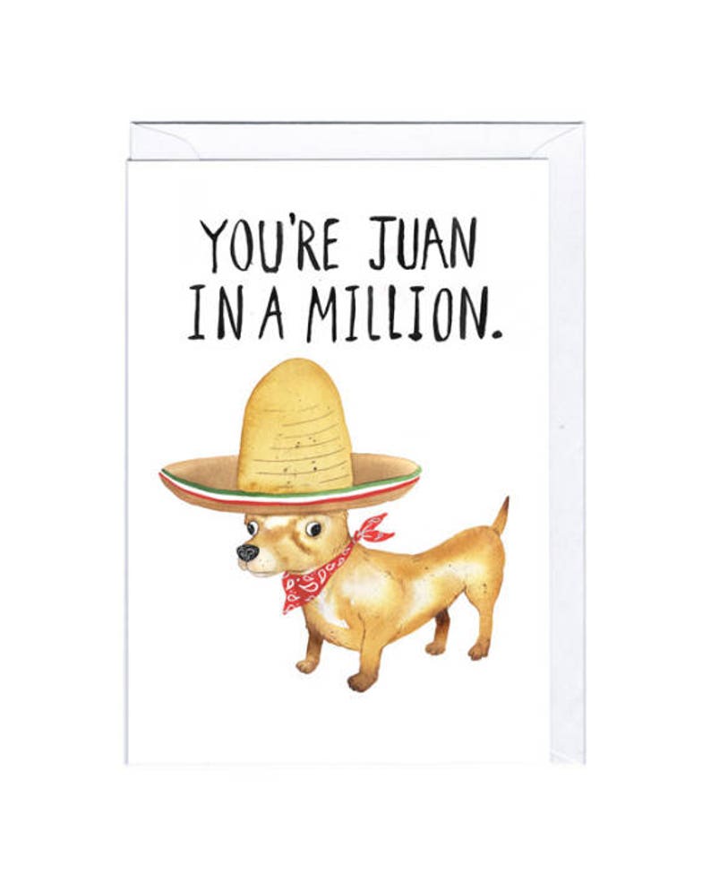 Juan in A Million Greeting Card - Etsy