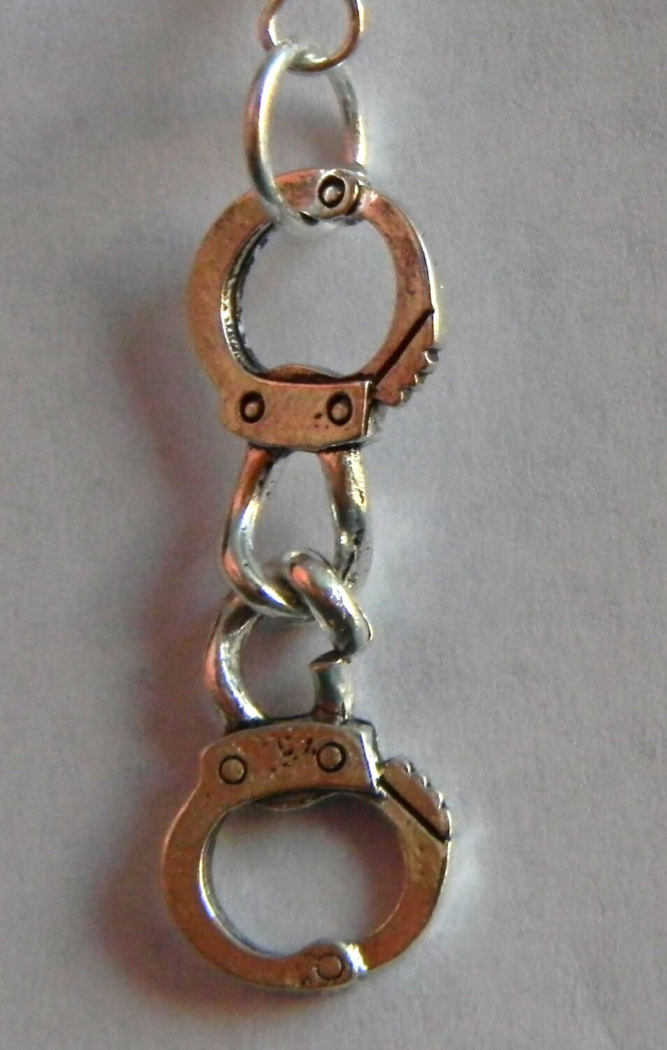 Handcuff Earrings BDSM Submission Bondage Kink Love Slave Violet ...