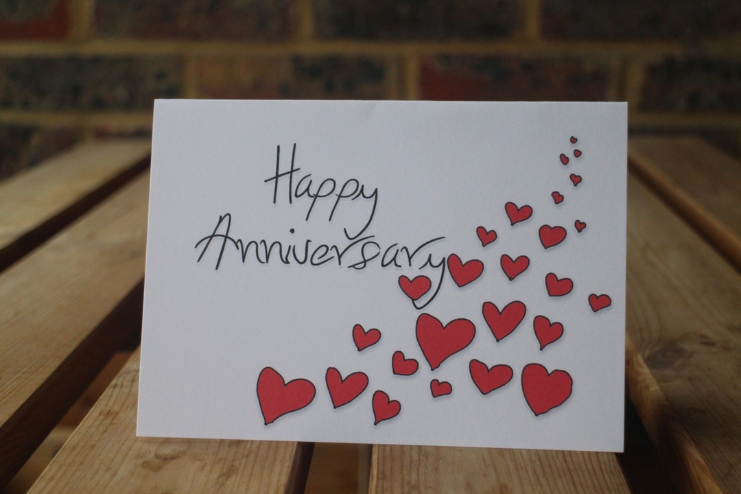 Happy Anniversary Card - Etsy
