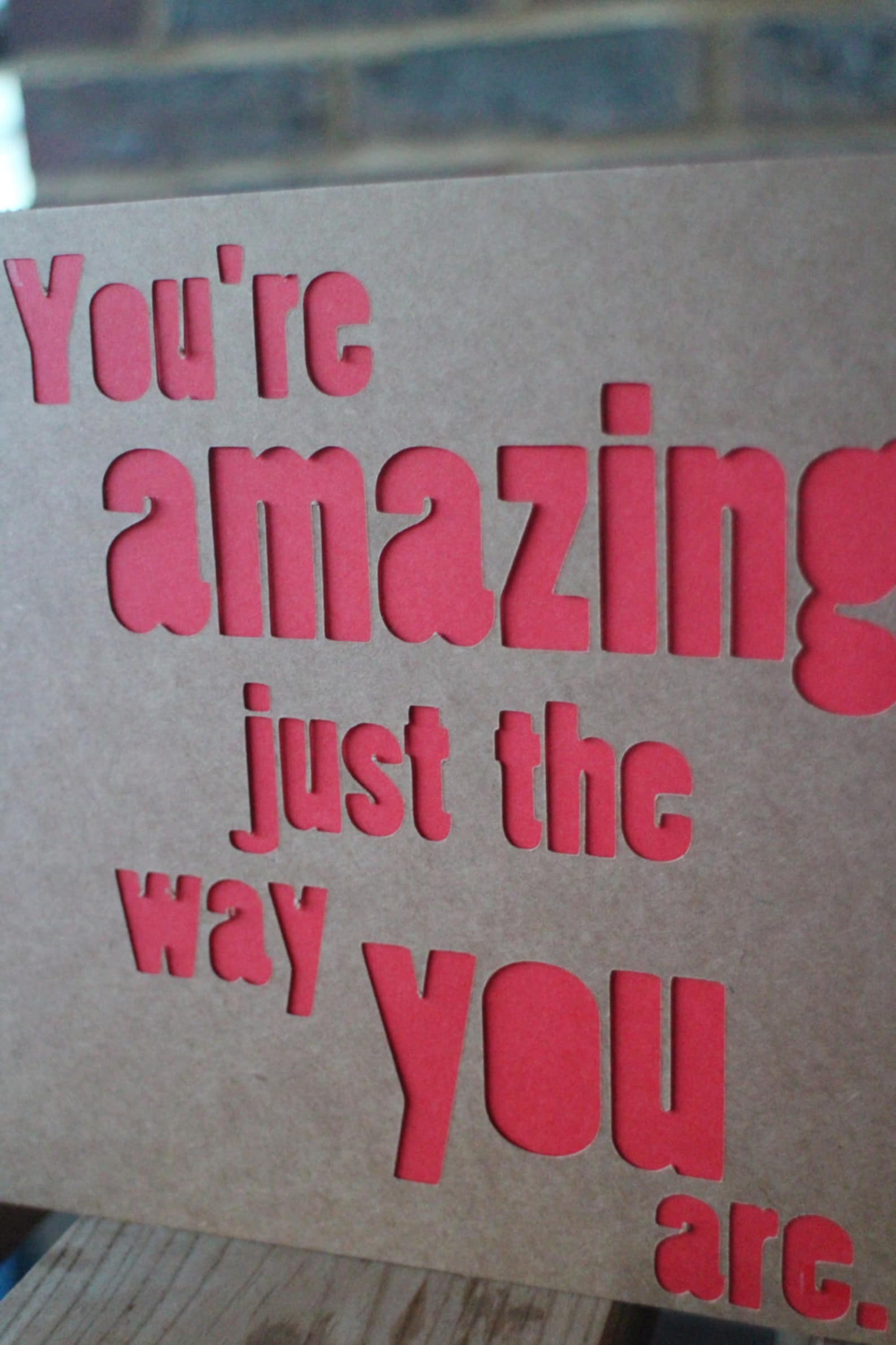 You're Amazing Just the Way You Are | Etsy