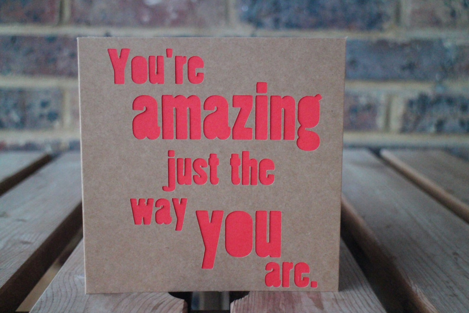 You're Amazing Just the Way You Are | Etsy