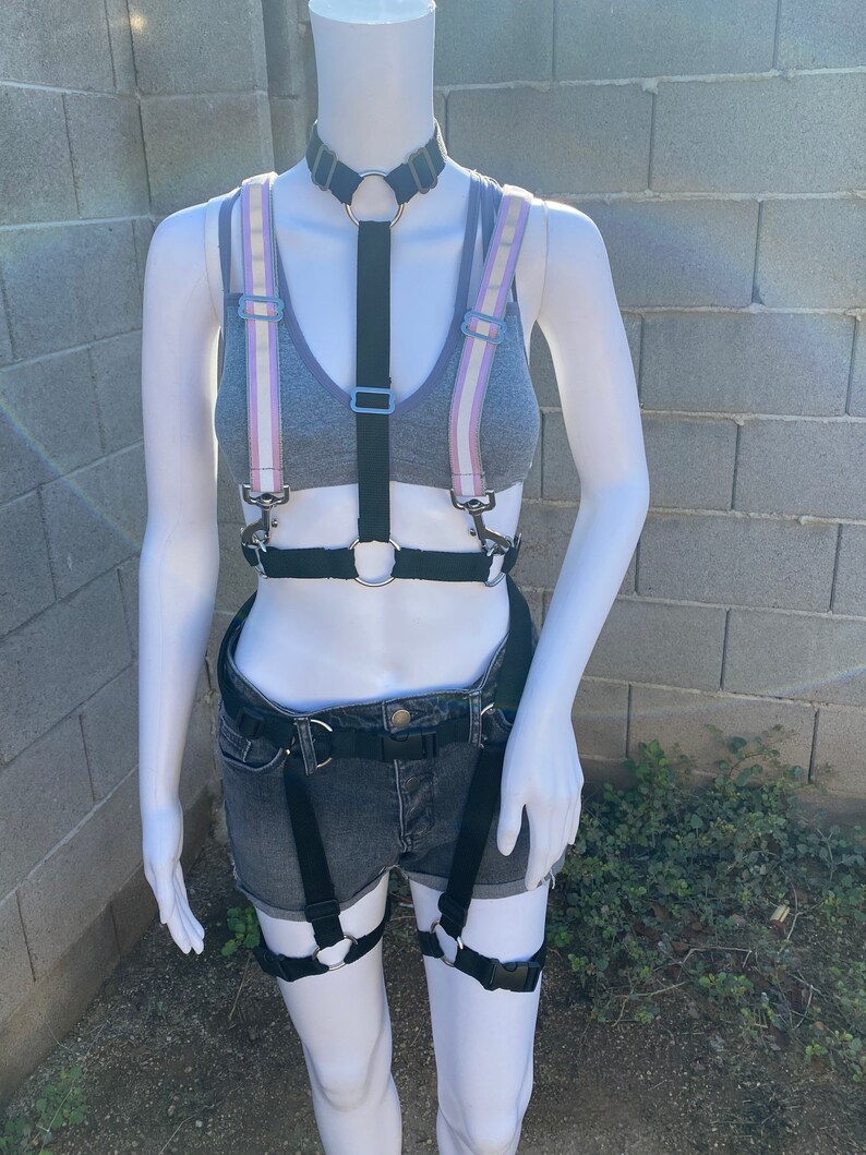 Build Your Own Thigh Harness Leg Body Cage Bottom Unisex - Etsy