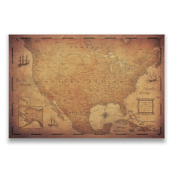 Usa Map - Etsy