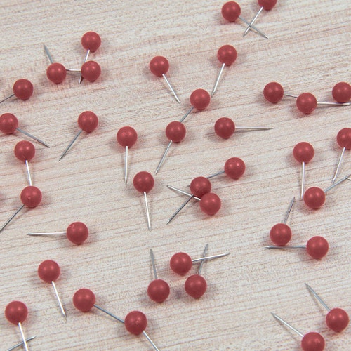 Map Push Pins: Sunrise Yellow Matte Finish - Etsy