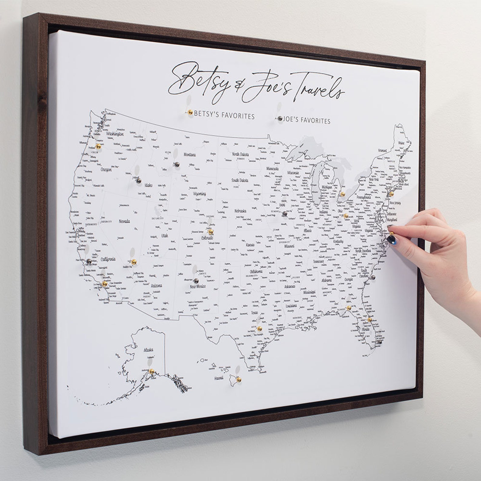 Usa map - Etsy