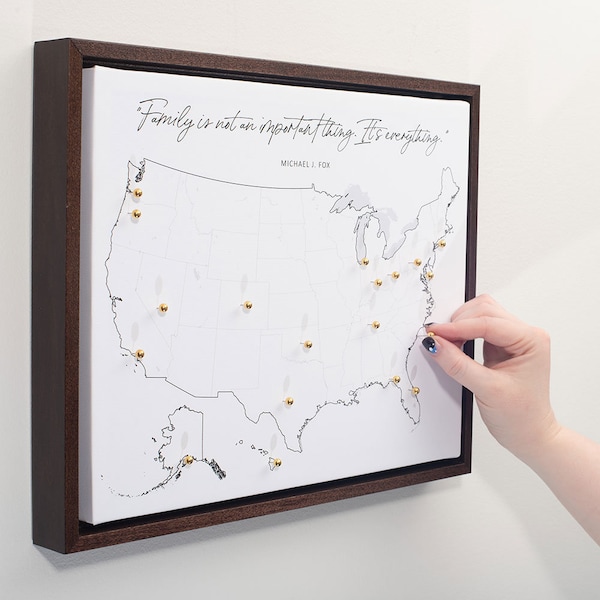 Travel Map - Etsy