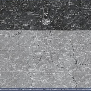 Nevada Travel Push Pin State Map - Modern Cork Pin Board Canvas (modern ...