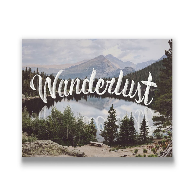 Wanderlust Canvas Wall Art - Etsy