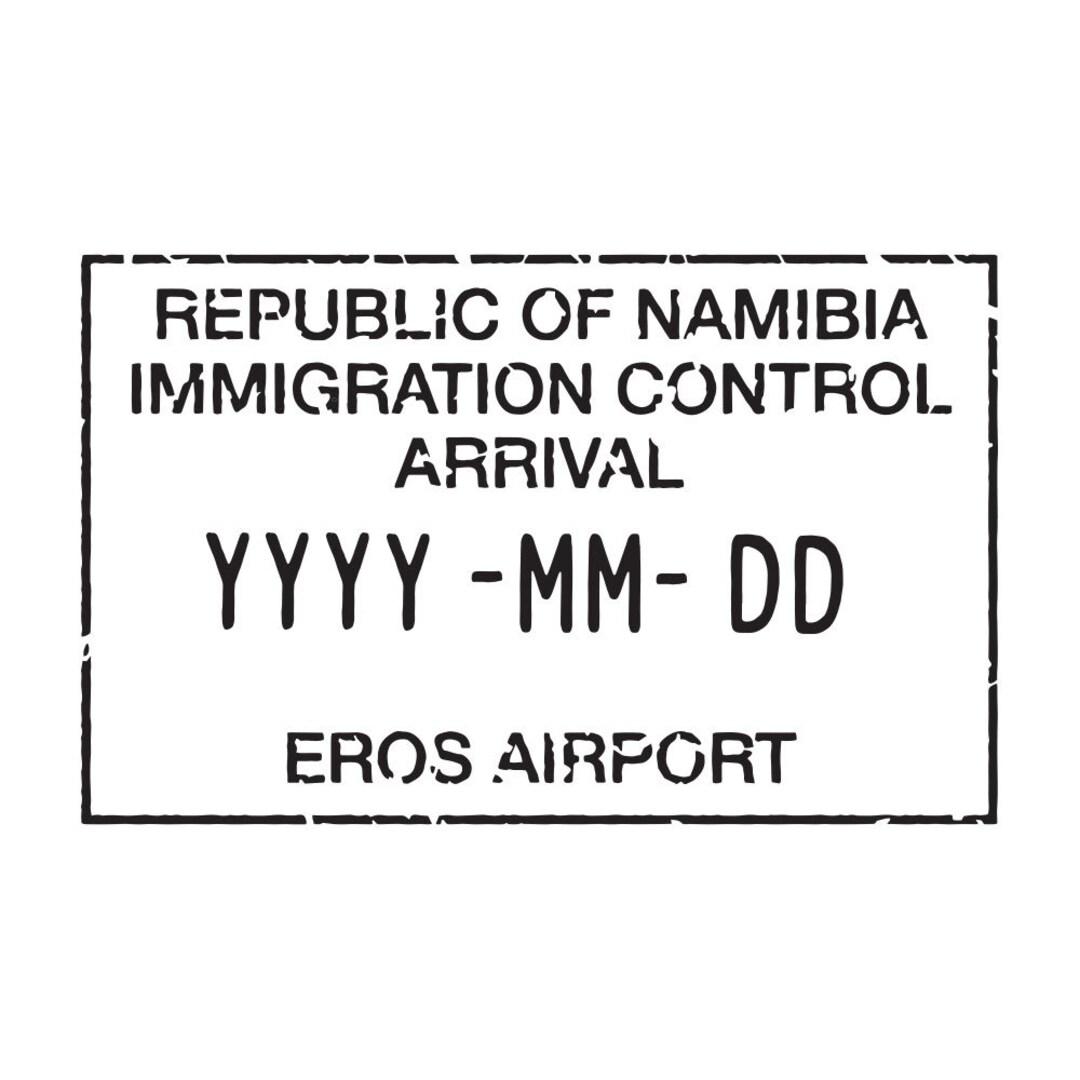 Namibia Passport Stamp Decal - Etsy