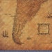 Push Pin South America Map Pin Board Golden Aged - Etsy