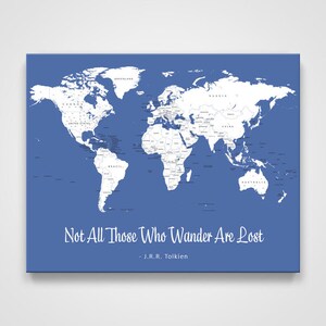 Push Pin Mini World Travel Map (color: Andalusia) - Personalizable Cork ...