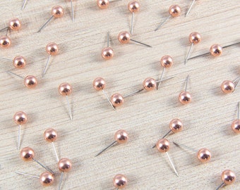 Map Push Pins: Striking Silver Metallic Finish | Etsy