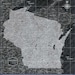 Wisconsin Travel Push Pin State Map Modern Cork Pin Board - Etsy