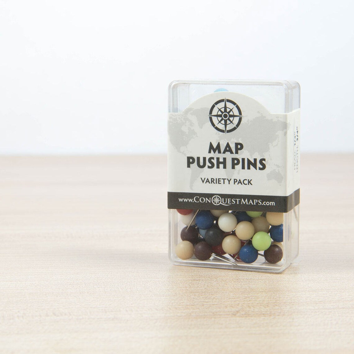 Map Push Pins: Variety Pack Matte Finish - Etsy