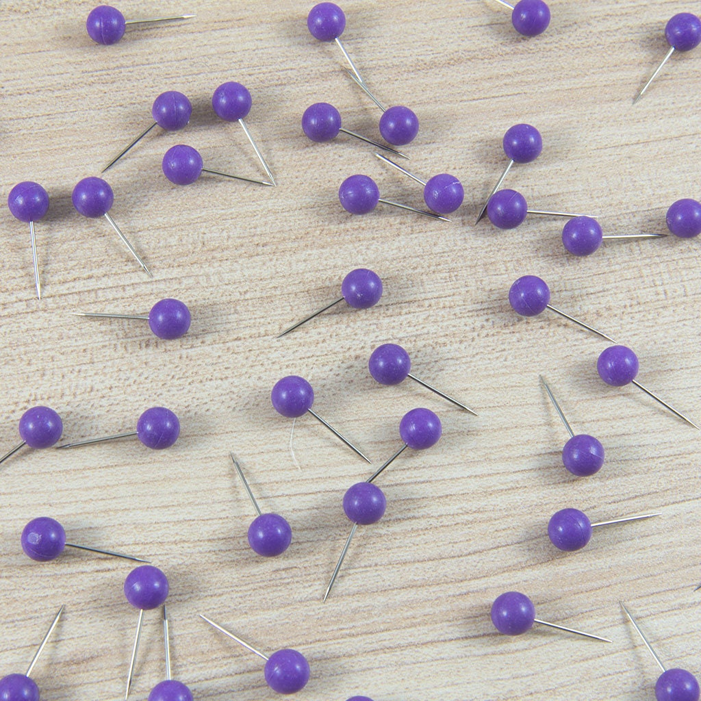 Map Push Pins: Royal Violet Matte Finish - Etsy