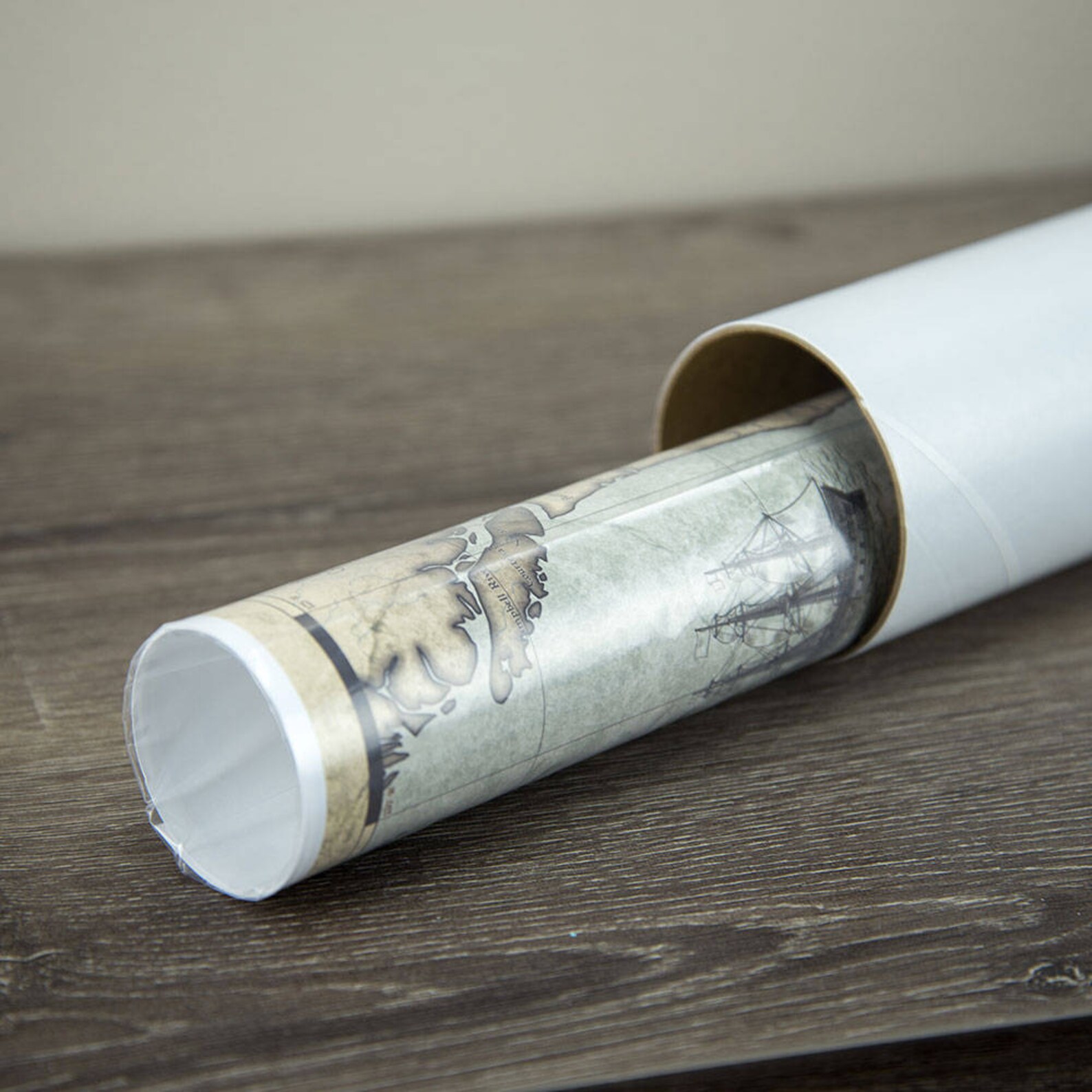 Rustic Vintage Map Poster USA Map - Etsy