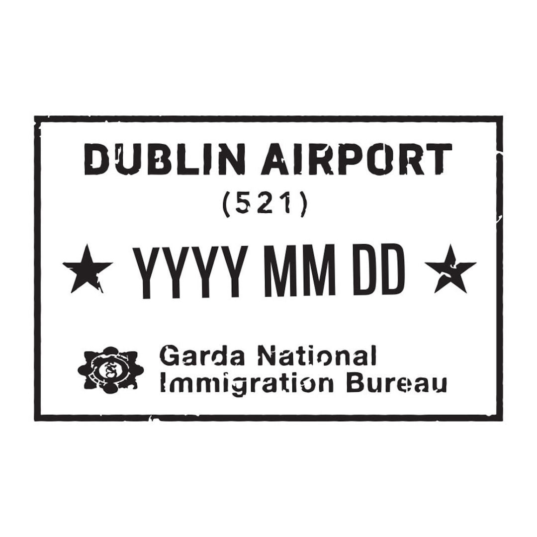 Ireland - Passport Stamp Decal - Etsy