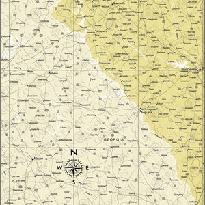Push Pin South Carolina Map pin Board Yellow Color Splash - Etsy