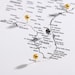 Push Pin Mini USA Travel Map - Cities & States Labeled - Personalizable ...