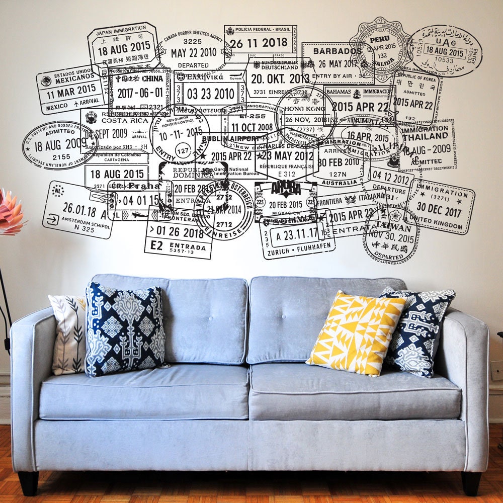 Haiti - Passport Stamp Decal - Etsy